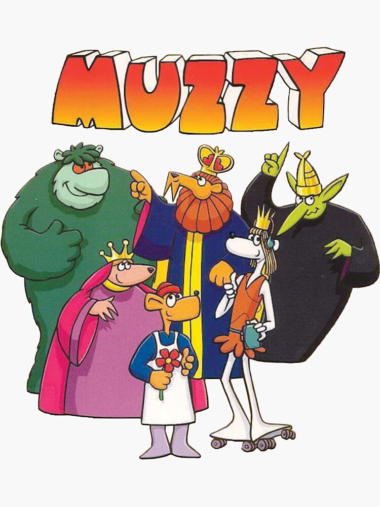 "Muzzy" Sticker for Sale by pinkney | Redbubble