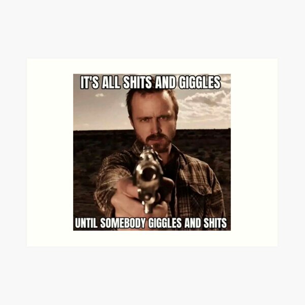"Breaking bad Jesse meme" Art Print for Sale by michaalec | Redbubble