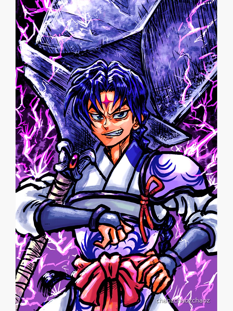 "Bankotsu" Sticker for Sale by chaozchaozchaoz | Redbubble