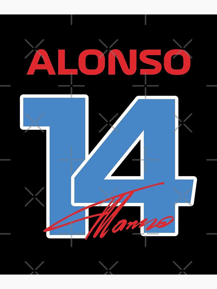"Fernando Alonso 14 " Poster for Sale by demhan | Redbubble