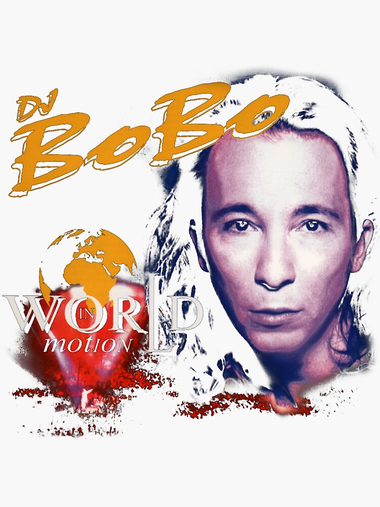 "DJ BOBO" Sticker for Sale by dhenavaca | Redbubble