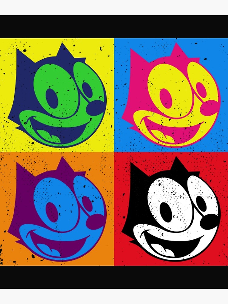 Póster «Felix The Cat Dibujos animados Estilo vintage Divertidos 80s ...
