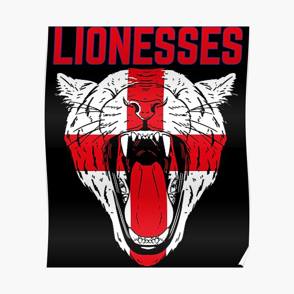 "England_s Lionesses Euro Football England Football Team" Poster for ...