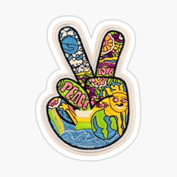 "Peace Out Dude" Sticker for Sale by Stevenobinsun | Redbubble