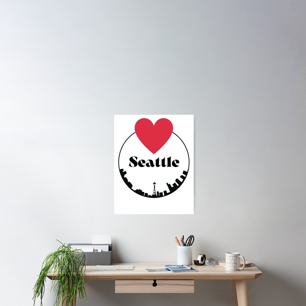 "Seattle " Poster for Sale by TAOR | Redbubble