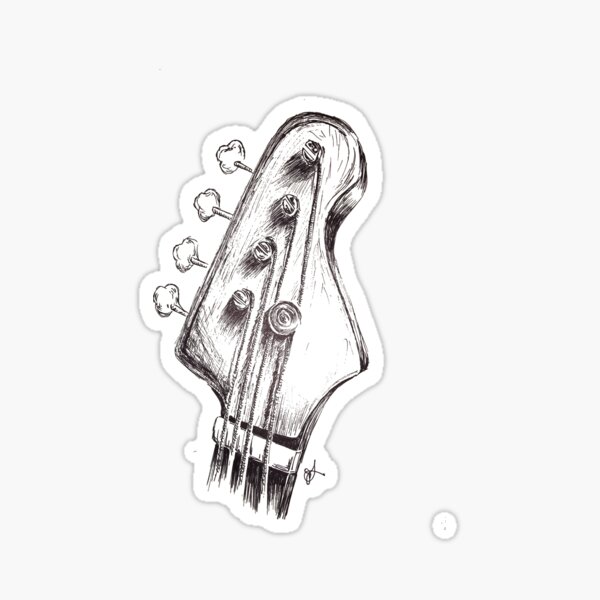 Cool Guitar Music Stickers | Redbubble