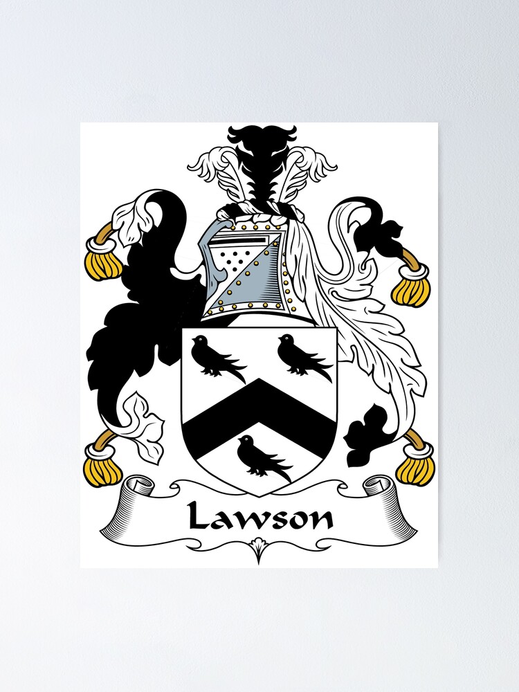 "Lawson" Poster for Sale by HaroldHeraldry | Redbubble