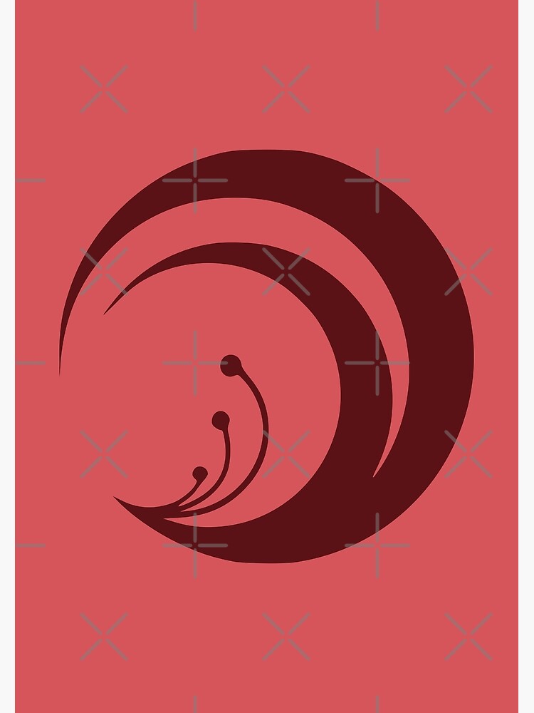 "Lycoris recoil Chisato nishikigi red logo emblem on the arm" Art Print ...