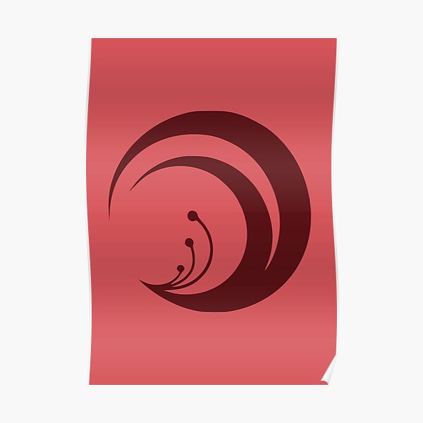 "Lycoris recoil Chisato nishikigi red logo emblem on the arm" Poster ...