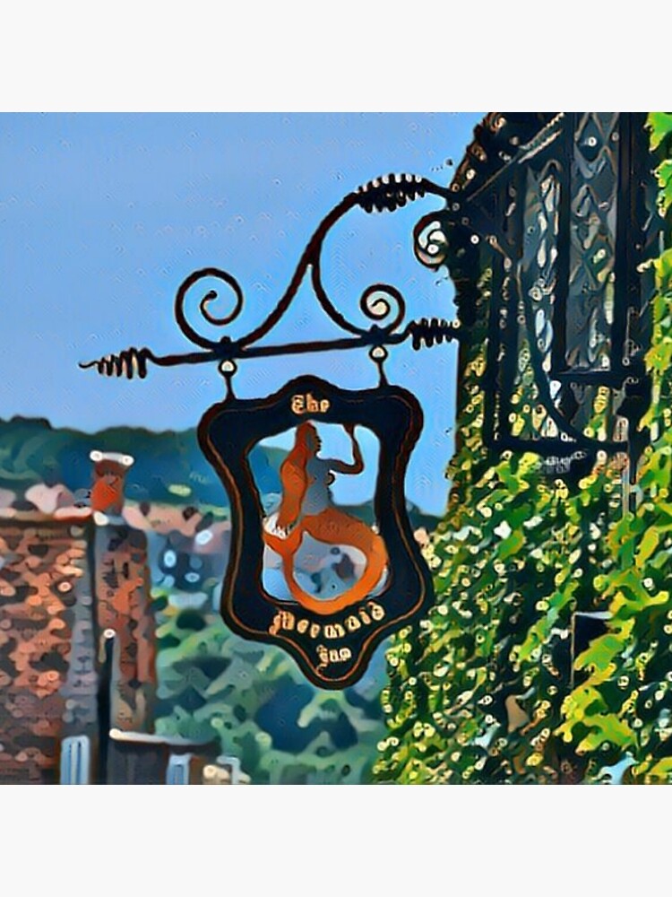 "The Mermaid Inn, Mermaid Street, Rye" Sticker for Sale by ...