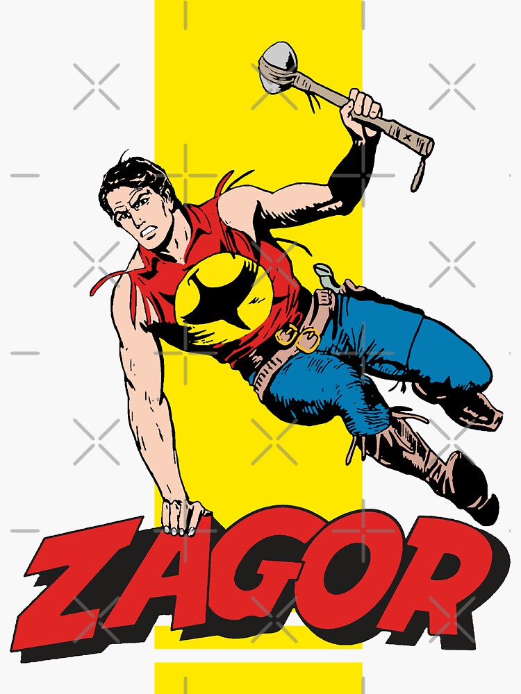 "Zagor" Sticker for Sale by ZAGOR-SpA | Redbubble