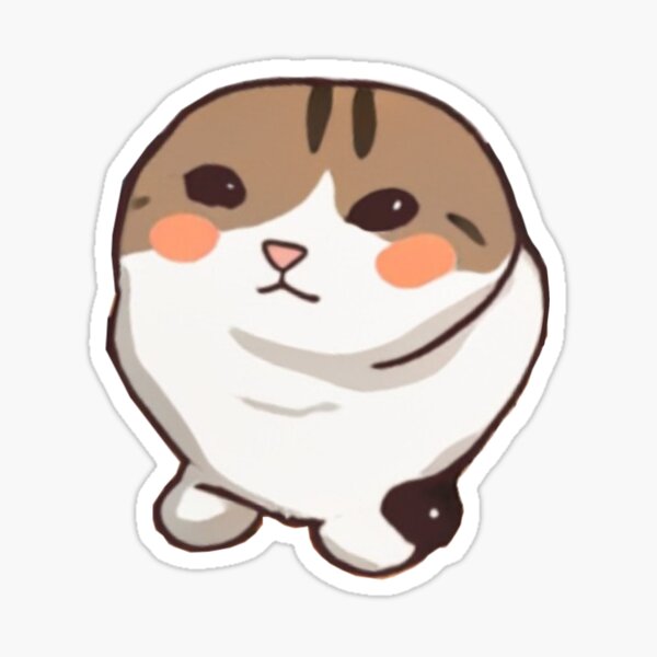 "Wawa cat" Sticker for Sale by PrismaRuru | Redbubble