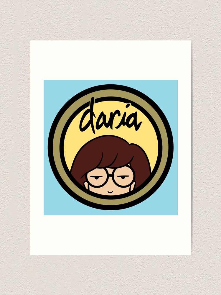 "Daria Logo" Art Print for Sale by Jnissley | Redbubble