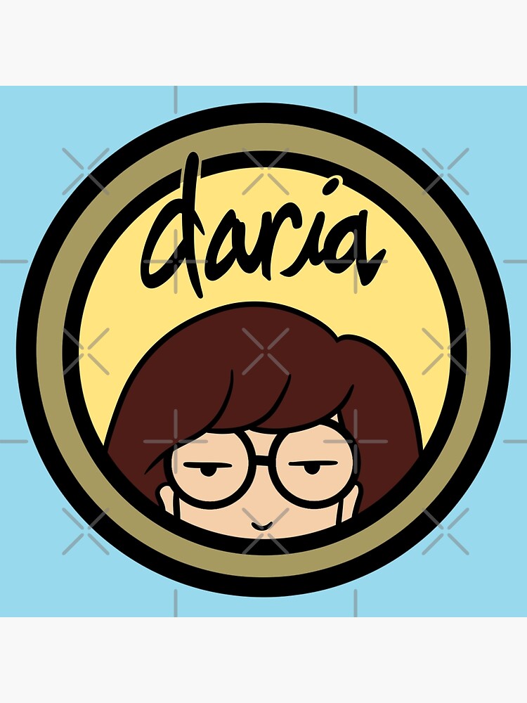 "Daria Logo" Art Print for Sale by Jnissley | Redbubble