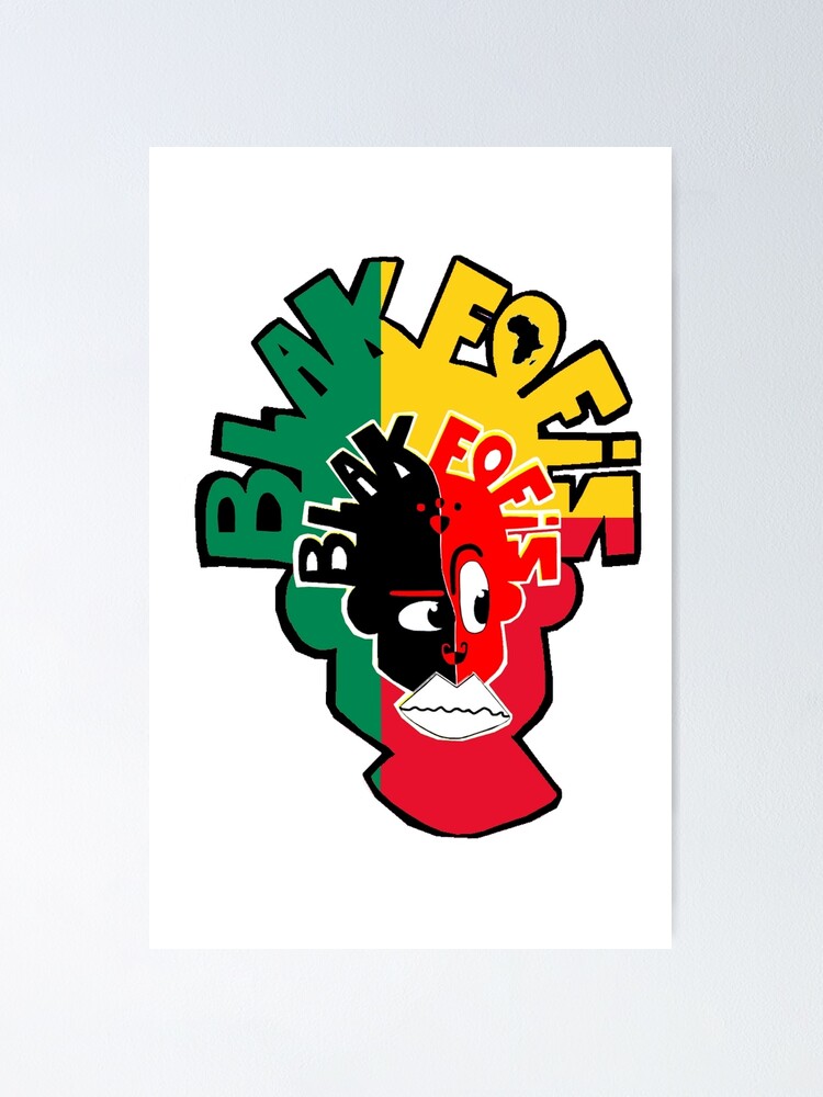 Póster «Blakfofiz en los colores de la bandera de BENIN, colores de la ...