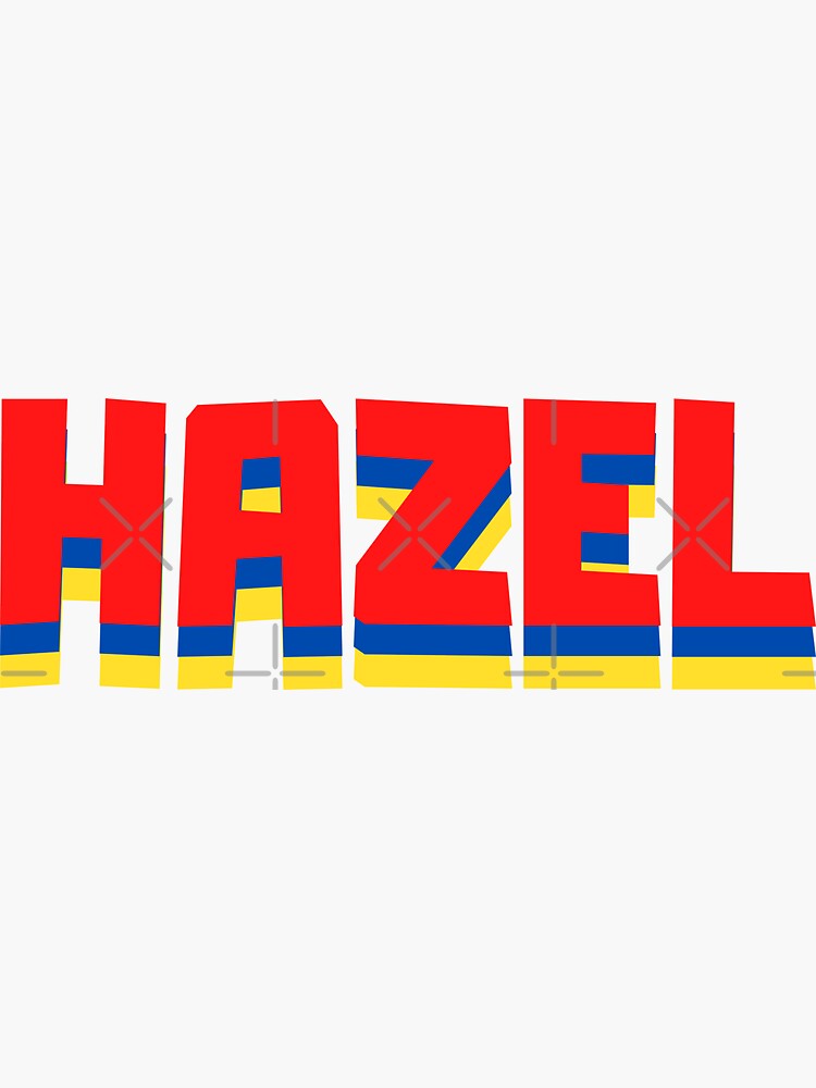 "Hazel" Sticker for Sale by Kretgach | Redbubble