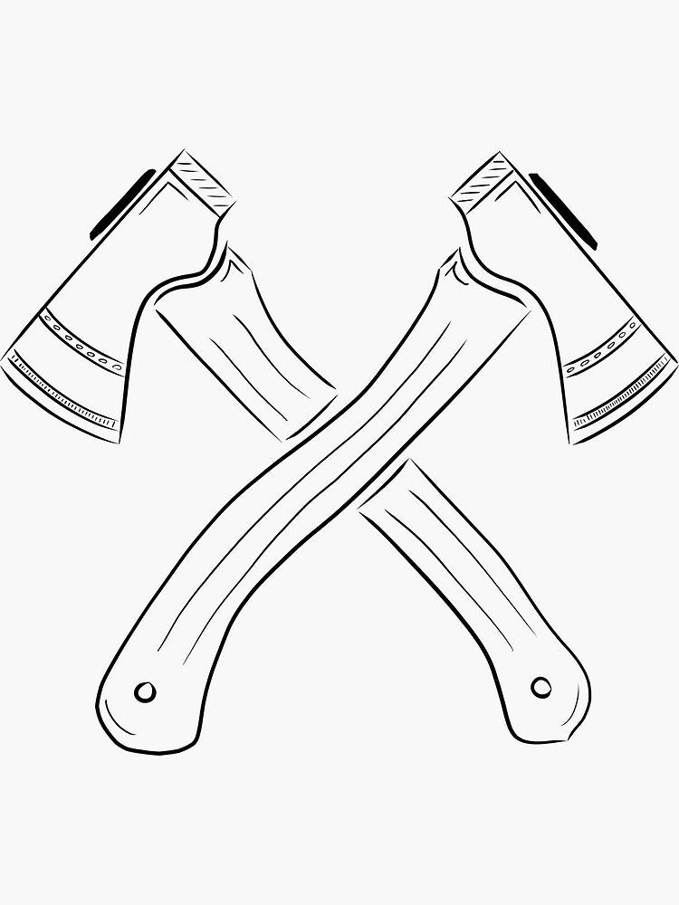 "BUSHCRAFT LOGO" Sticker for Sale by outadventure | Redbubble