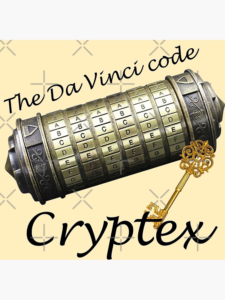 "The Cryptex : The DaVinci Code | Cryptex" Poster for Sale by CrOoKed-SayiNGs | Redbubble