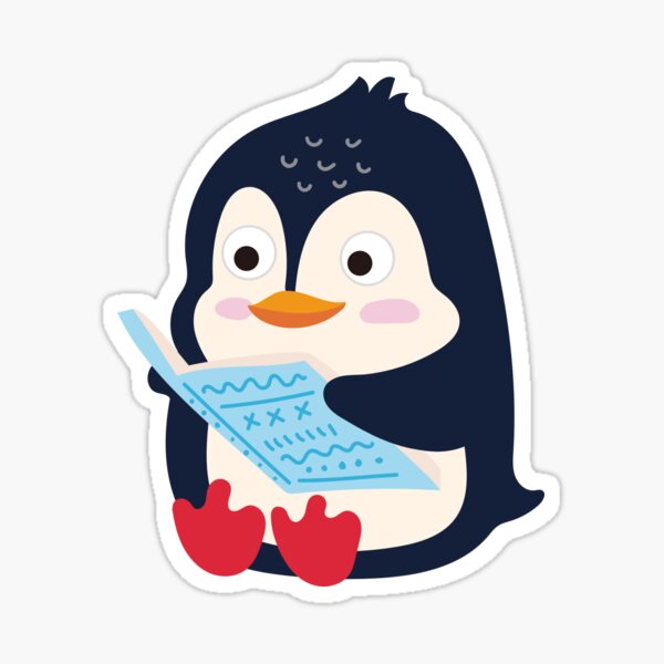 "Copy of funny penguin face" Sticker for Sale by RIVERES | Redbubble