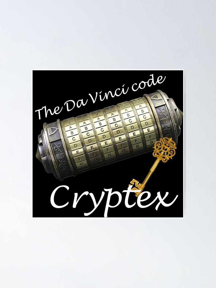 "The Cryptex : The DaVinci Code | Cryptex" Poster for Sale by CrOoKed-SayiNGs | Redbubble