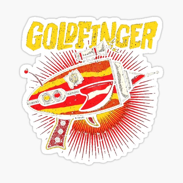 "Music Vintage Retro Goldfinger Band Vintage Photograp" Sticker for ...