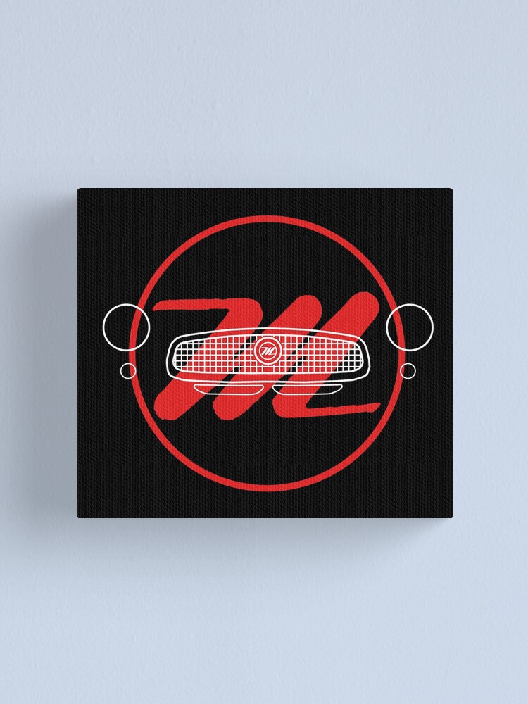 "Nash Metropolitan 1950s classic car emblem and grille line drawing ...