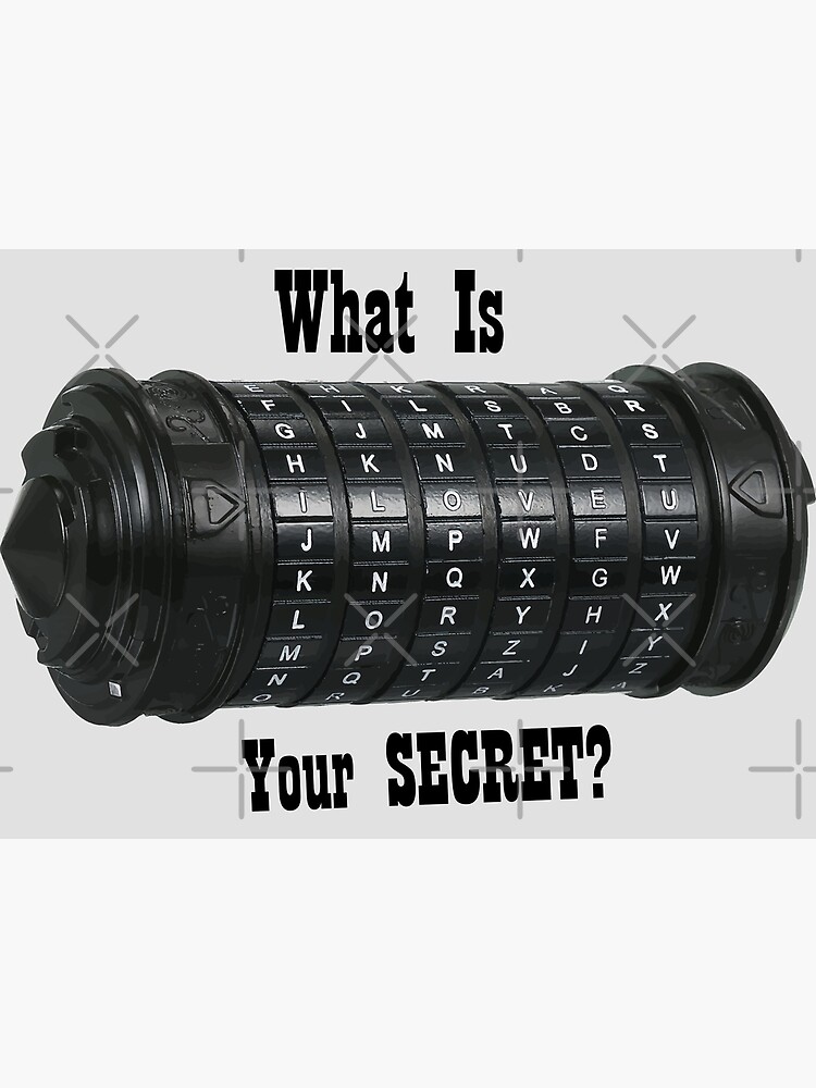 "The Cryptex : DaVinci Code | What is your secret?" Photographic Print ...