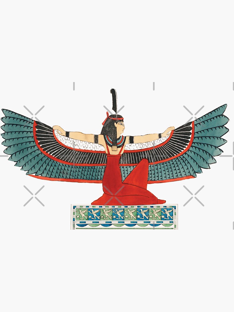 "Osiris Gods, Isis god "Aset - Ast" " Sticker for Sale by Nemo-arts ...