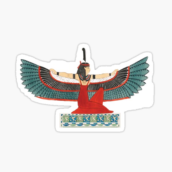 "Osiris Gods, Isis god "Aset - Ast" " Sticker for Sale by Nemo-arts ...