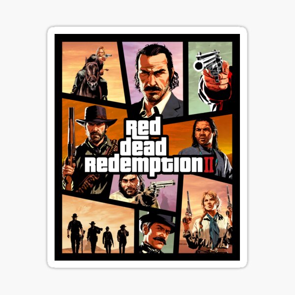 "RDR2 | Red Dead Redemption 2" Sticker for Sale by rdrmaniac | Redbubble