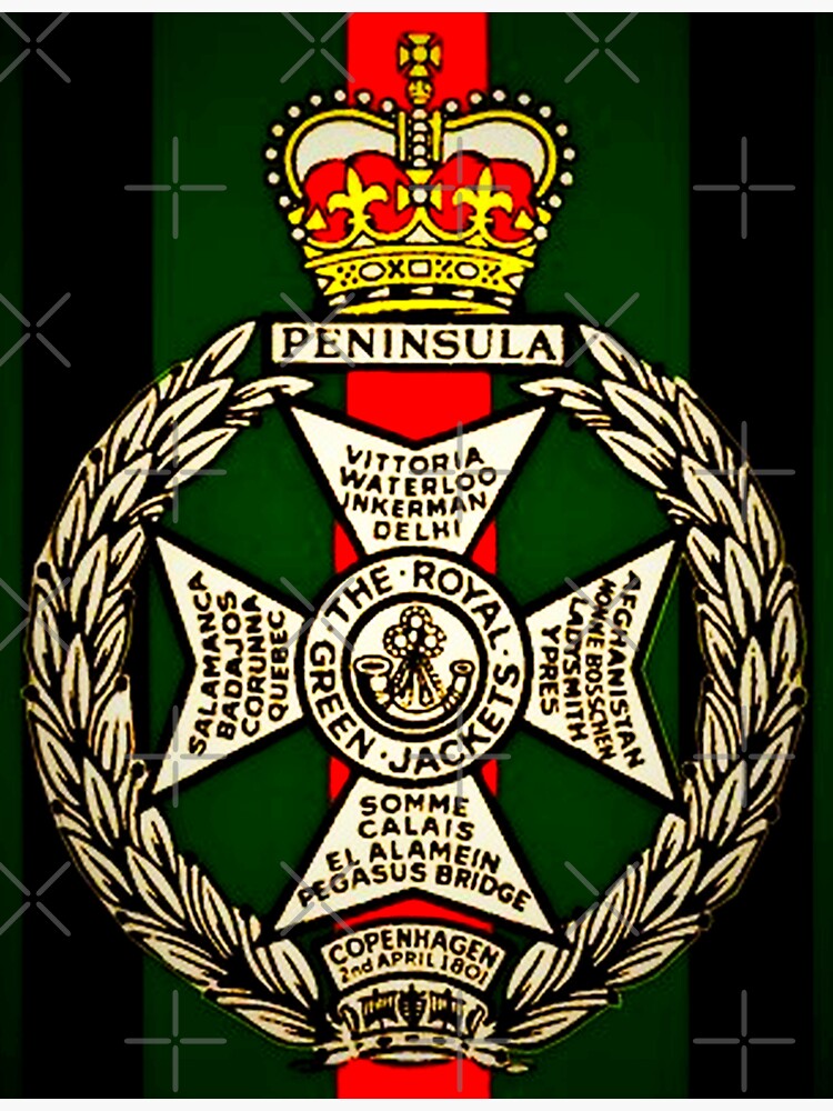 "Royal Green Jackets Cap Badge" Sticker for Sale by jonathansteward ...