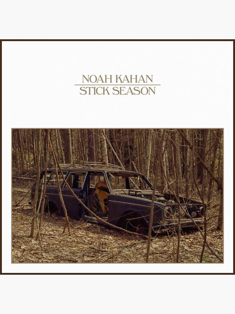 "Noah Kahan - Stick Season album" Sticker for Sale by lovelexilee ...