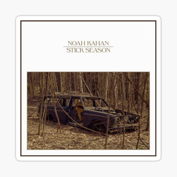 "Noah Kahan - Stick Season album" Sticker for Sale by lovelexilee ...