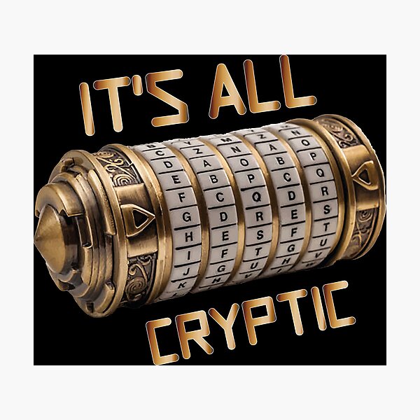 "Der Cryptex: DaVinci-Code | Es ist alles kryptisch" Fotodruck von CrOoKed-SayiNGs | Redbubble