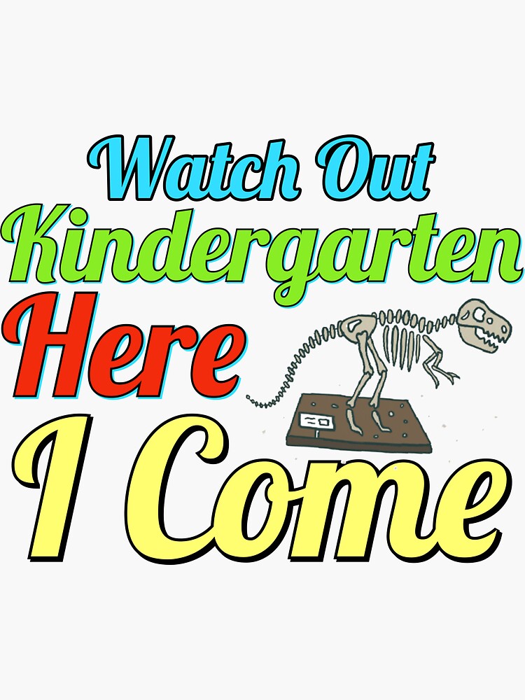 "Watch Out Kindergarten Here I Come, Kindergarten Shirt, Back To School ...