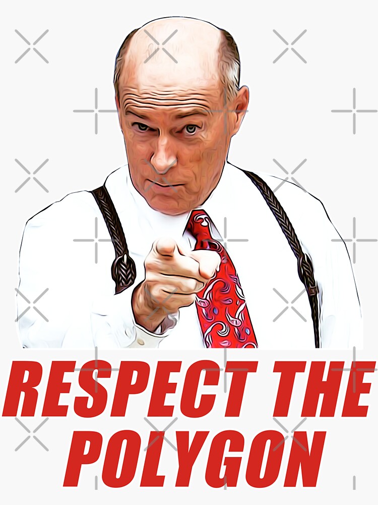 "Respect the Polygon James Spann" Sticker for Sale by Valentino568 ...