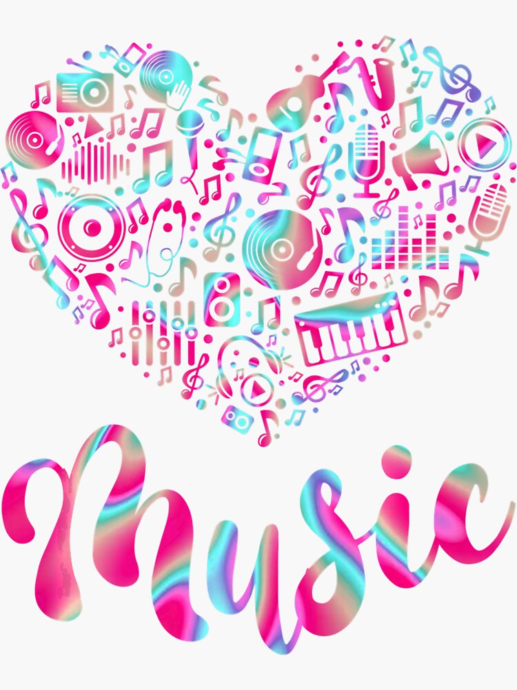 "Musician Gift Musical Instrument Music Notes - Tie Dye Premium ...