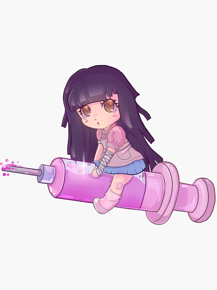 "mikan tsumiki chibi" Sticker for Sale by ied3nz | Redbubble