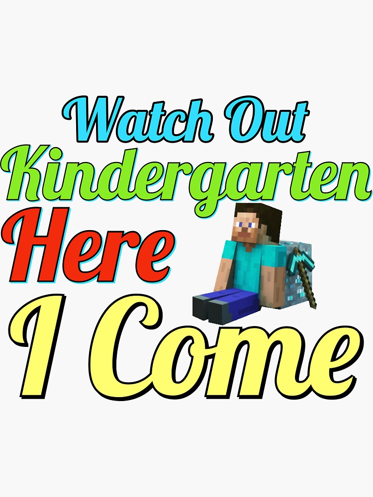 "Watch Out Kindergarten Here I Come, Kindergarten Shirt, Back To School ...