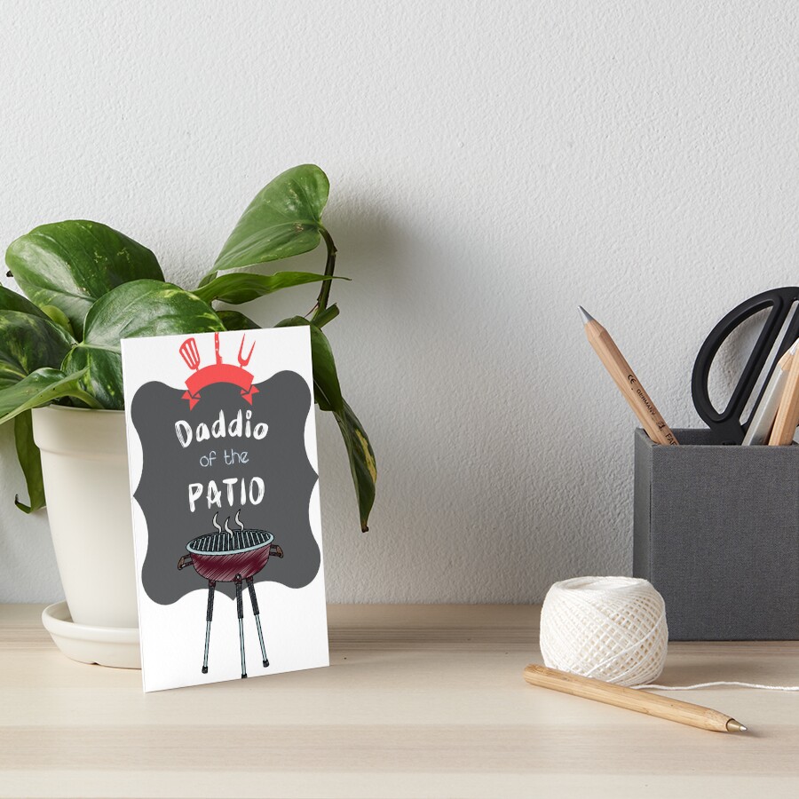 "Daddio of the Patio- Father’s Day Funny Barbecue Grilling Dad Meme ...