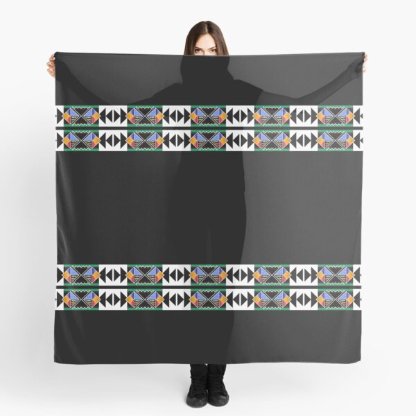 "Contemporary Pueblo Indian Design" Scarf for Sale by Blue Cloud ...