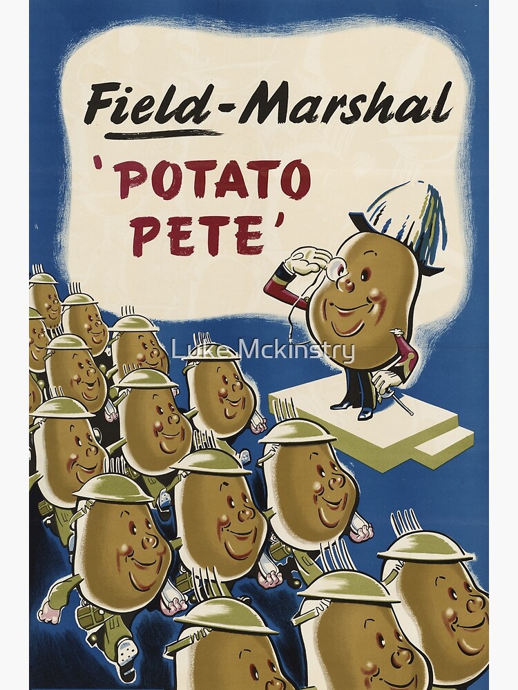 Field Marshal 'Potato Pete' Premium Matte Vertical Poster sold by ...