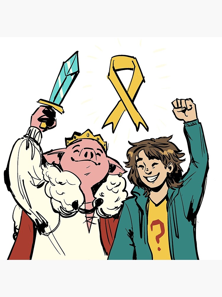 "Technoblade Fight Cancer" Poster for Sale by letaabbott | Redbubble
