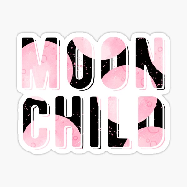 "Moon Child" Sticker for Sale by cadinera | Redbubble