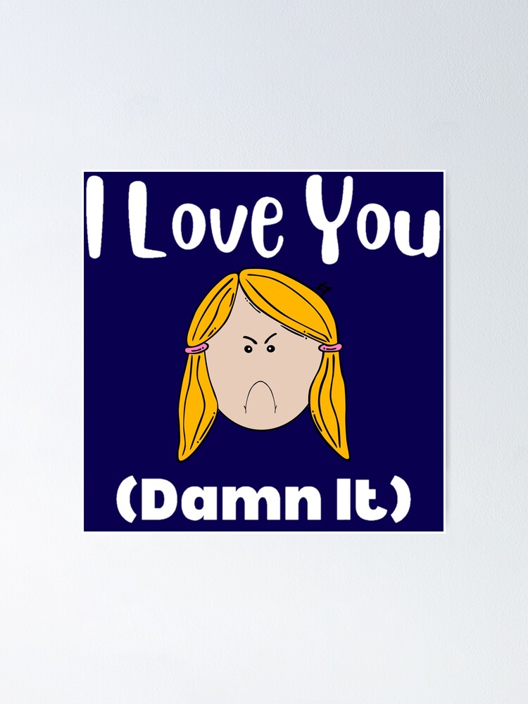 "I Love You Emoji" Poster for Sale by CampingMerch22 | Redbubble