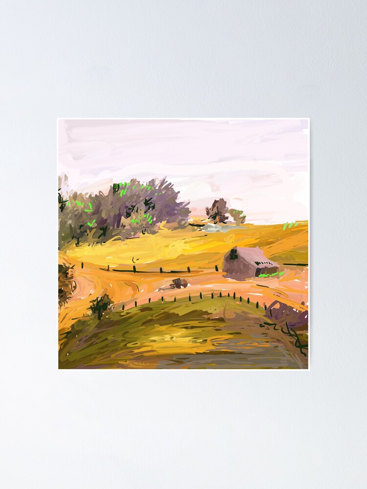 "Making' Hay In The Sunshine abstract painting | abstarct nature ...