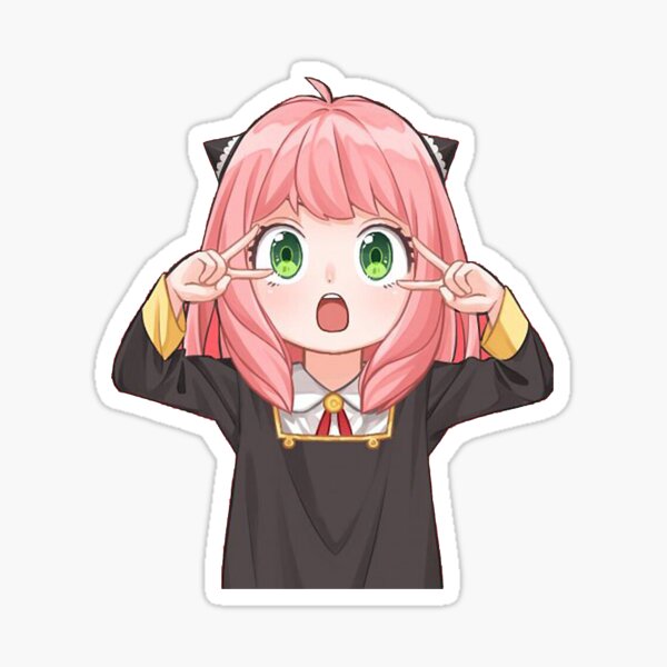 "SPY X FAMILY Forger Family - Anya Heh" Sticker for Sale by ...