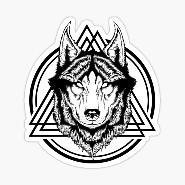"The Wolf" Sticker for Sale by svthyp | Redbubble