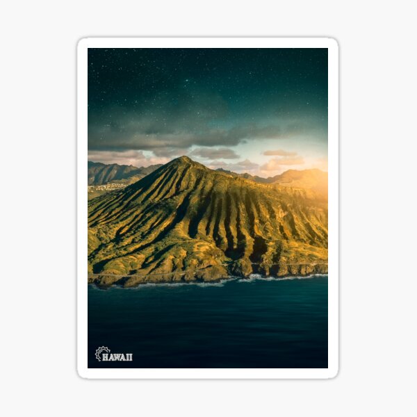 "Honolulu Hawaii USA City" Sticker for Sale by PostersStickers | Redbubble