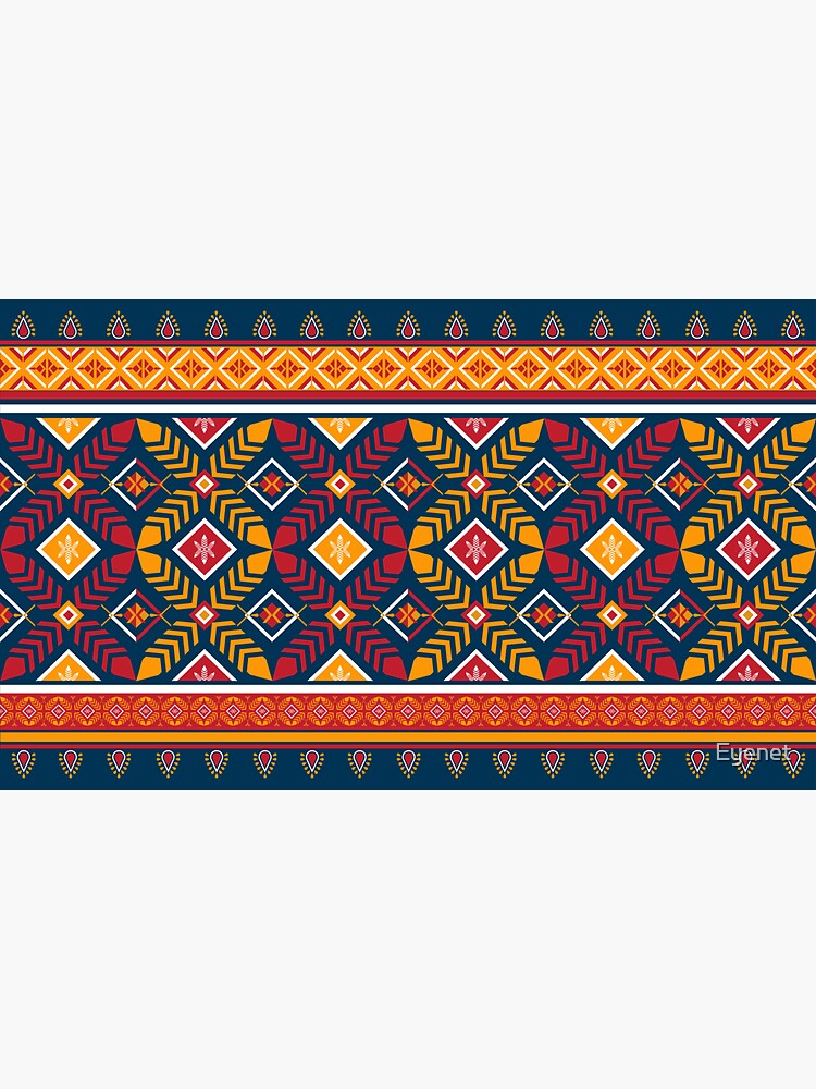 "Nigerian African ankara patterns. Graphic T-Shirts" Sticker for Sale ...